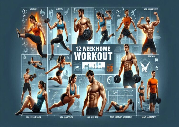 12 Week Home Workout Plan 2025: You'll Ever Need, No Gym