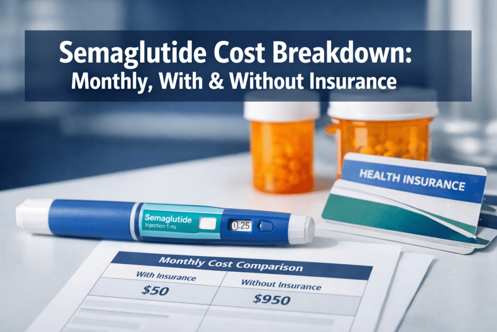 Semaglutide Cost 2026: Monthly Prices With And Without Insurance