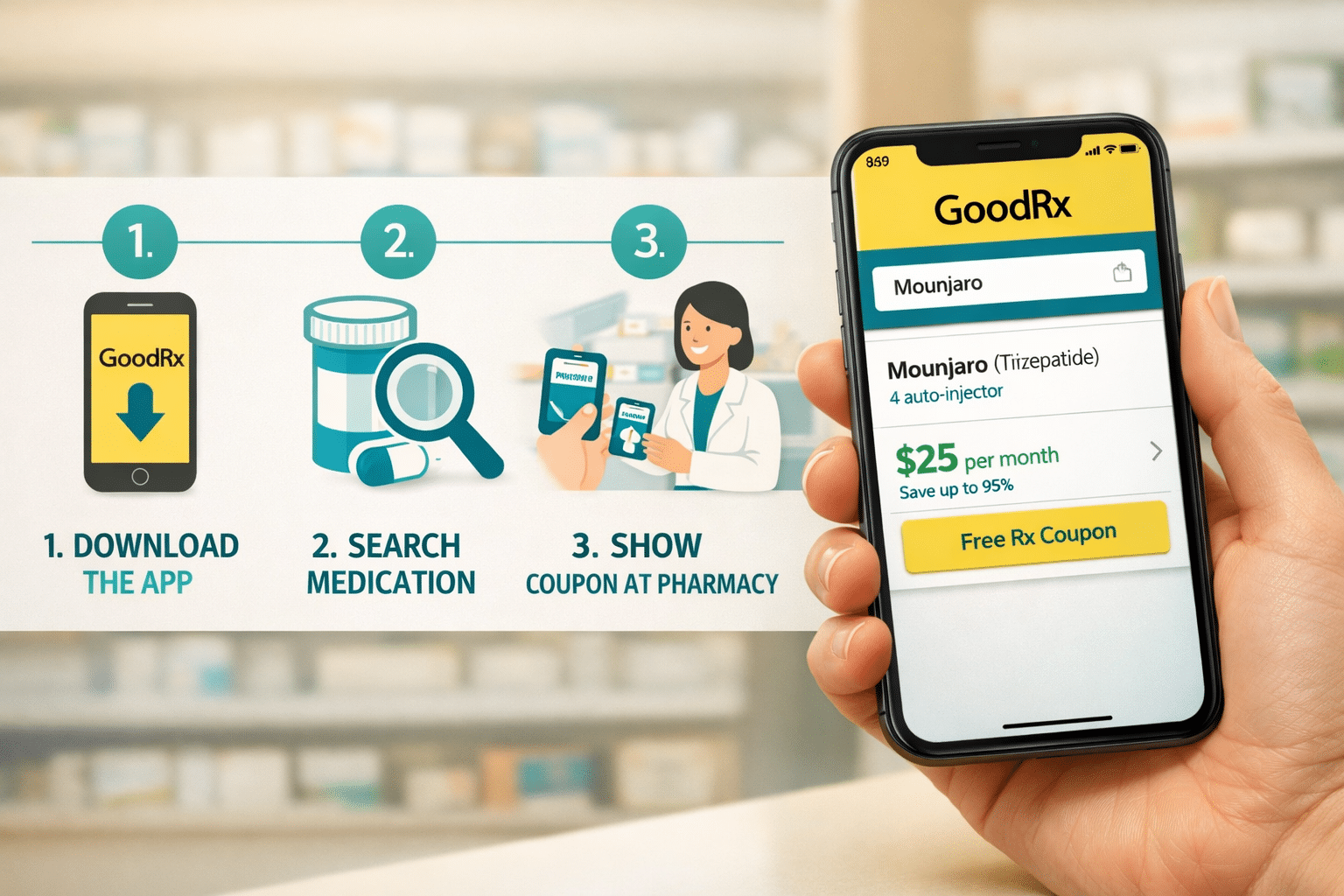 GoodRx Mounjaro Coupon: Save On Tirzepatide Without Insurance
